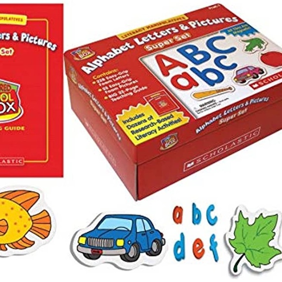Scholastic | Other | Scholastic Alphabet Little Red Tool Box Alphabet ...